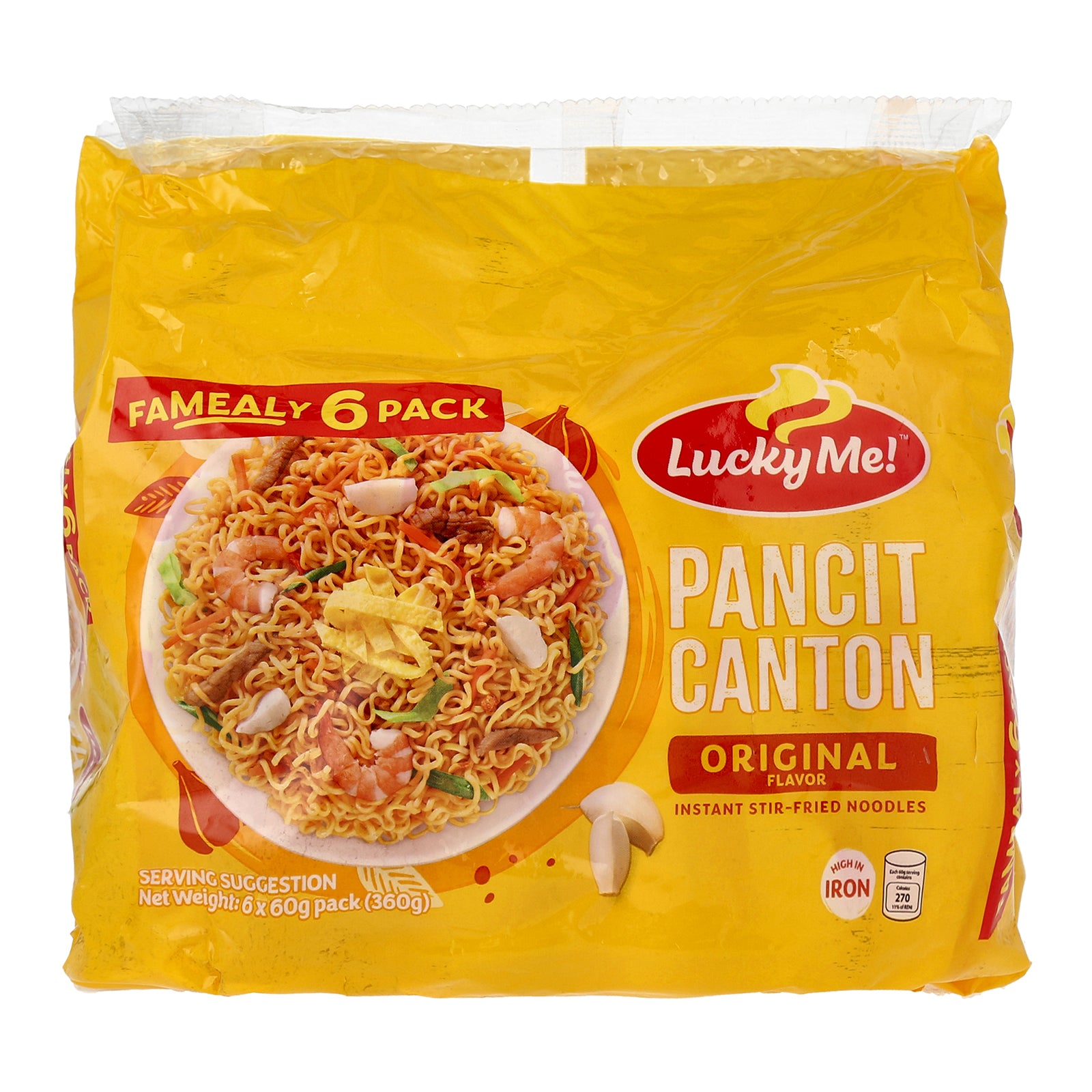 Lucky Me! Pancit Canton Original 6x60g – PHROOTS