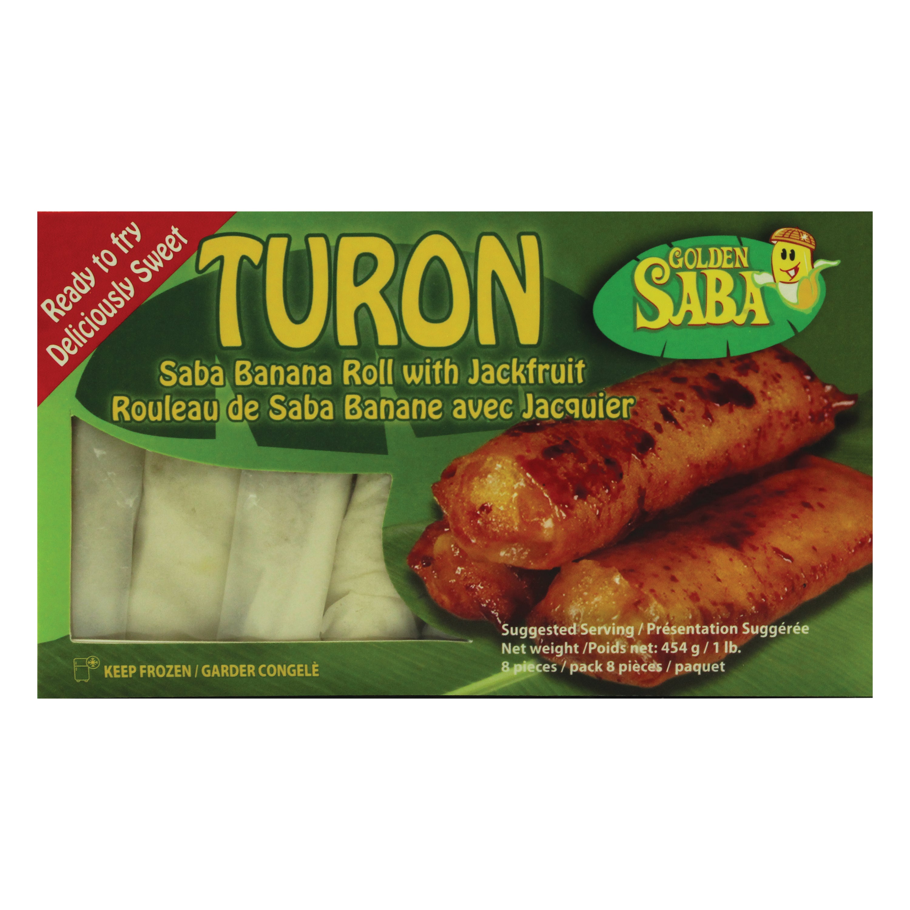 Golden Saba Turon (Saba Banana Roll with Jackfruit) 454g – COO Foods