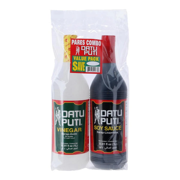 Datu Puti Pares Combo Vinegar + Soy Sauce Value Pack 2x1L – PHROOTS