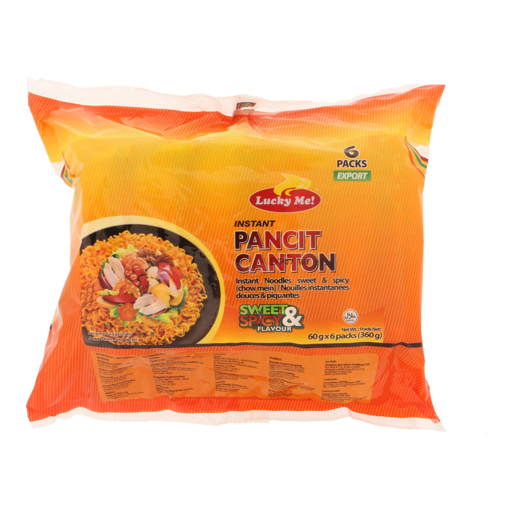 Lucky Me! Pancit Canton Sweet & Spicy 6x60g – PHROOTS