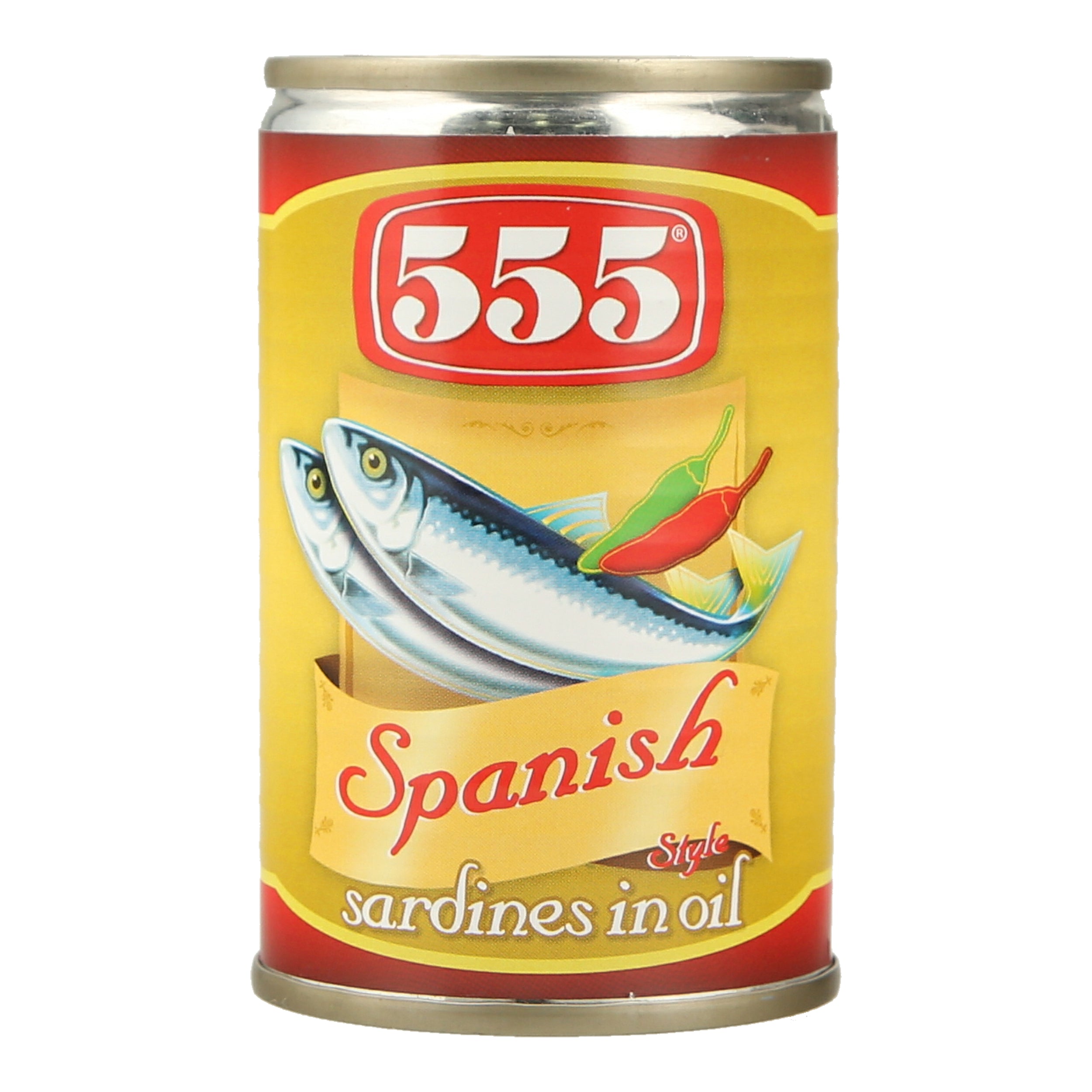 555 Spanish Style Sardines 155g – PHROOTS